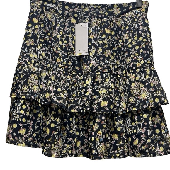 Boden | Skirts | Nwt Boden Ruffle Mini Skirt Floral Size 6 | Poshmark